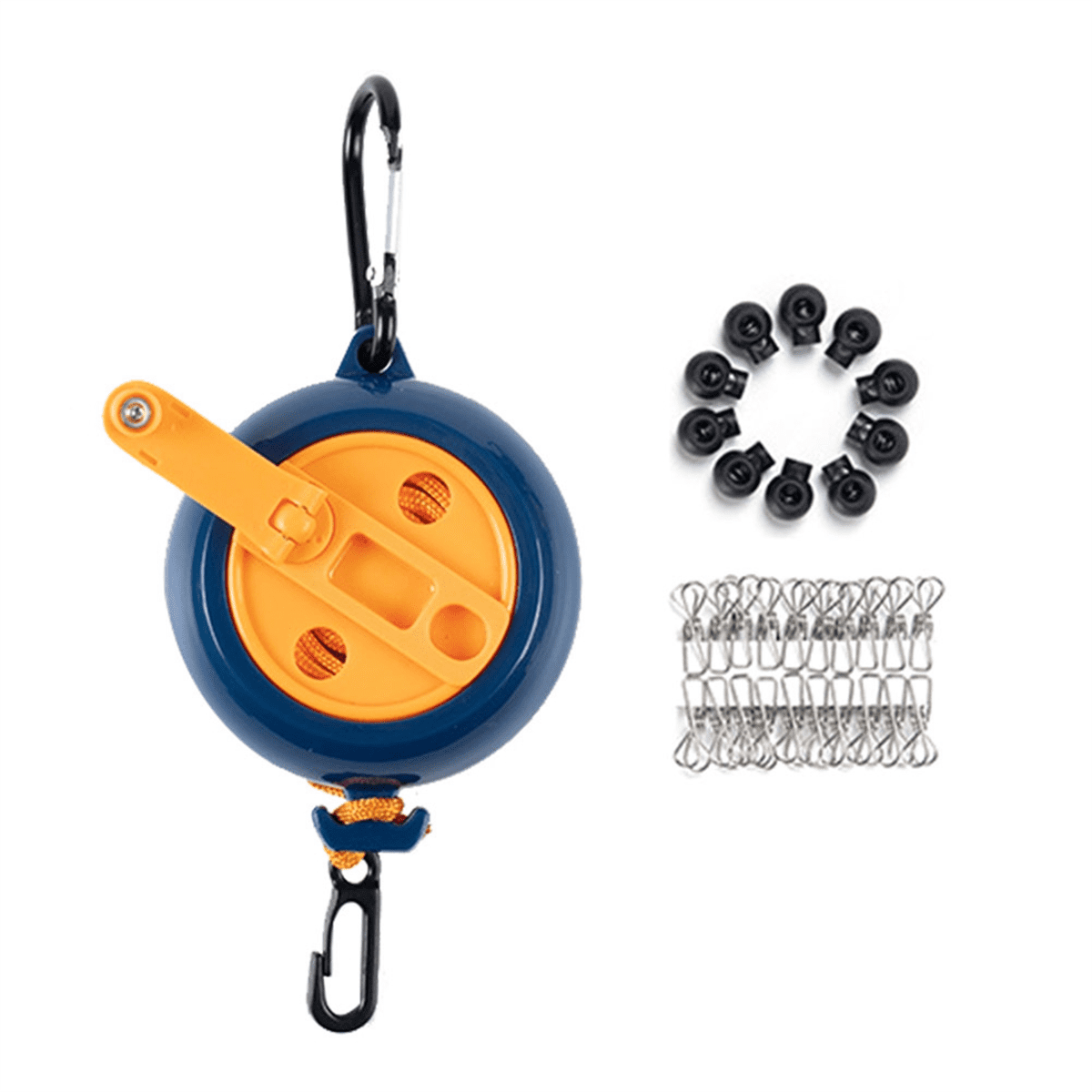 Portable Travel Clothesline, 32.8ft Retractable Clothesline, Camping ...