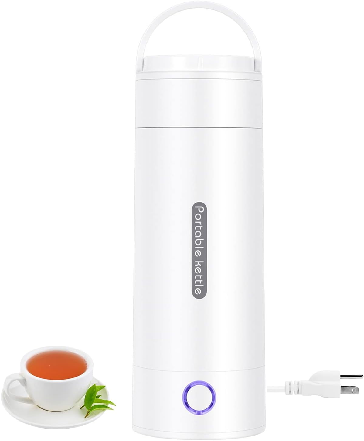 Portable Travel Electric Kettle, 350ml Small Electric Tea Kettle, Mini ...