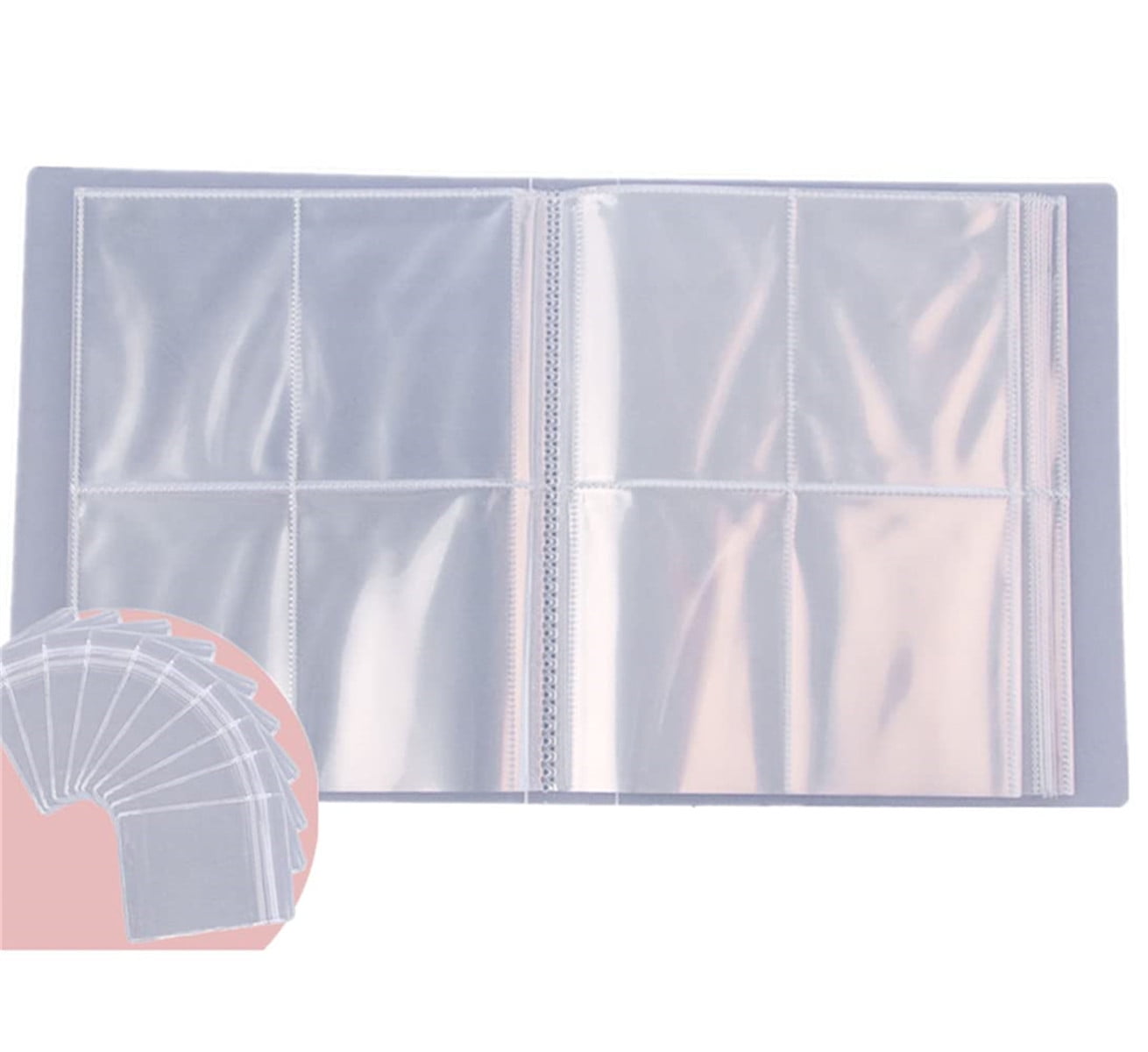 Portable Travel Jewelry Earring Organizer Storage Book Bag,Transparent ...