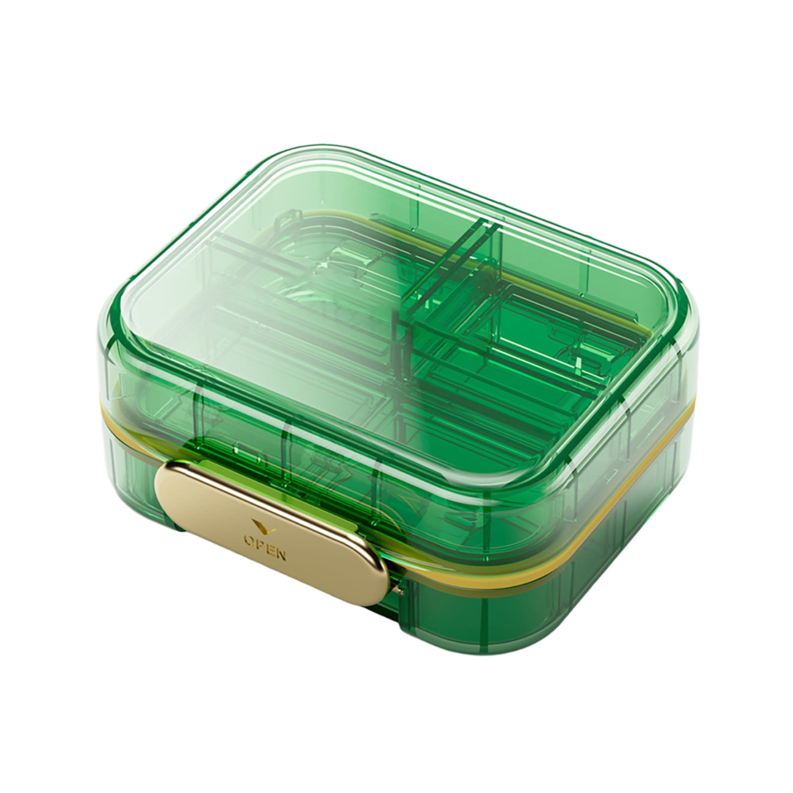 Portable Travel Organizer With 7 Compartments Weekly For Daily And ...