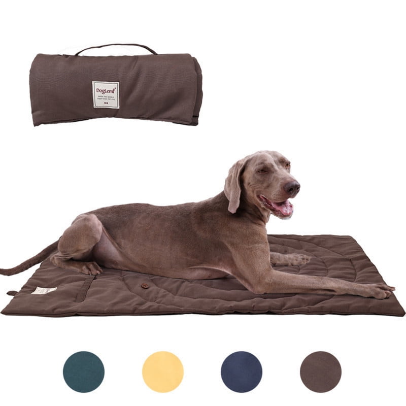 Portable Travel Outdoor Dog Mat Waterproof Outdoor Dog Bed, 37.4" x 25. ...