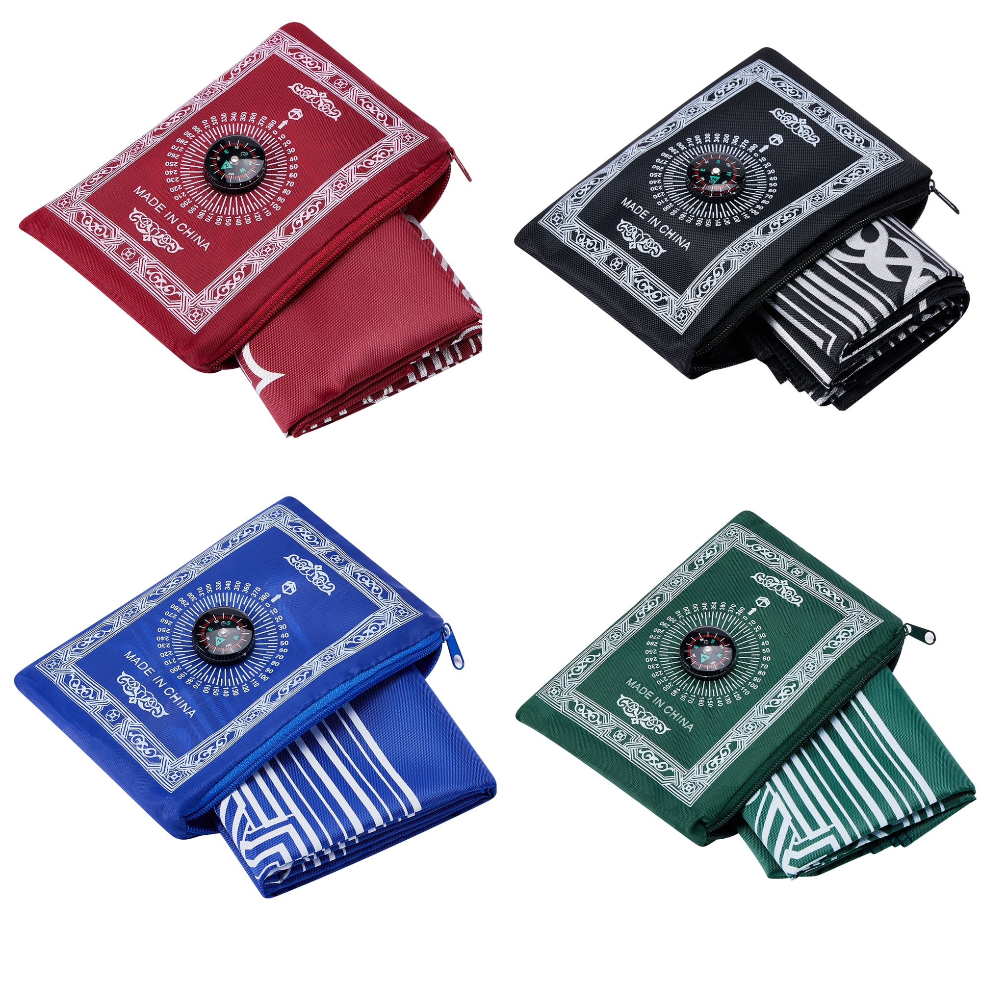 Portable Travel Prayer Mat with Compass, Waterproof Polyester Prayer ...