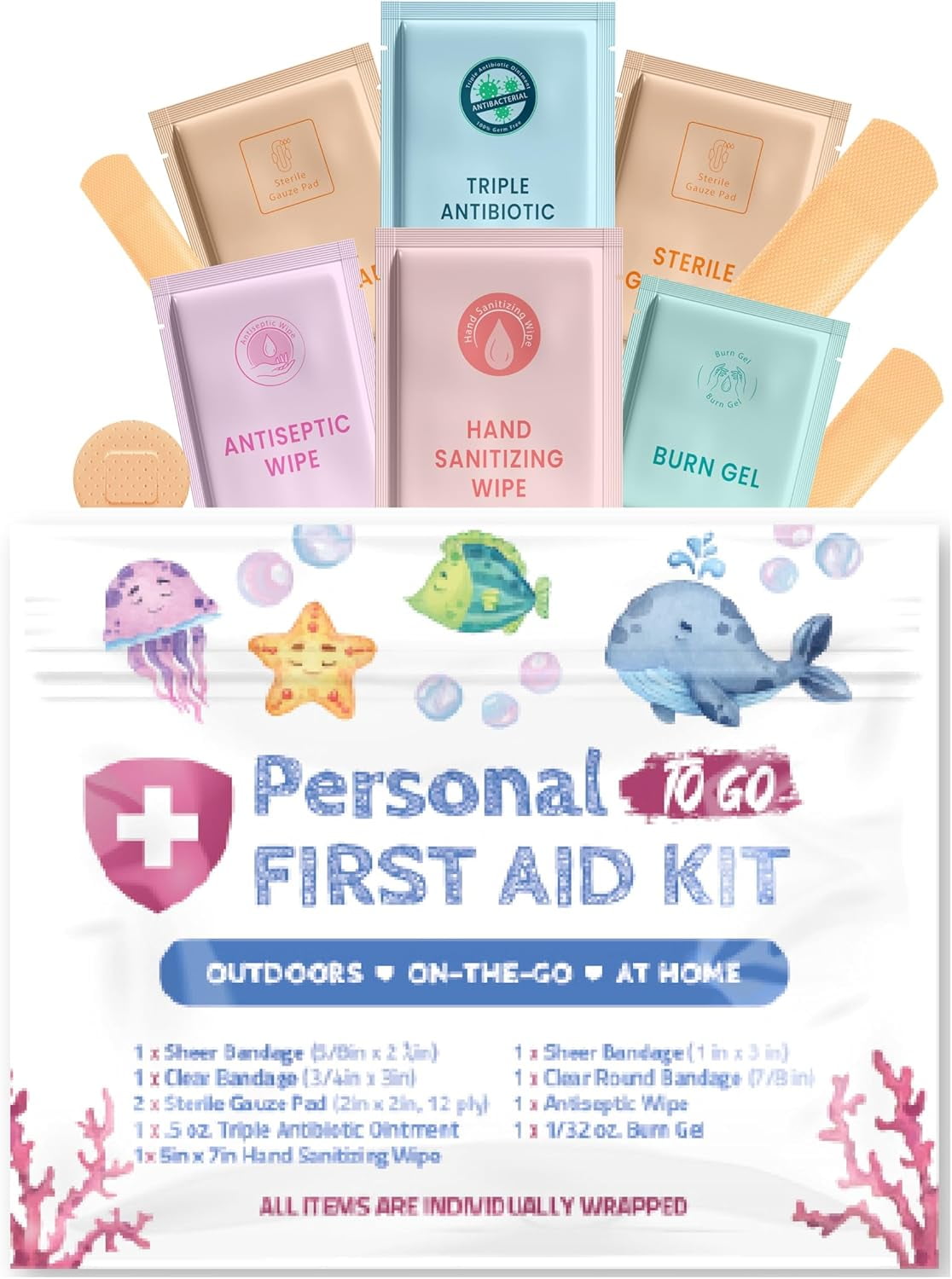 Portable Travel Size First Aid Kit - Perfect for Home, Office, Car ...