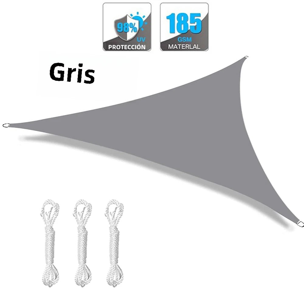 Portable Triangular Sun Shade Sail with UV Protection, Waterproof ...