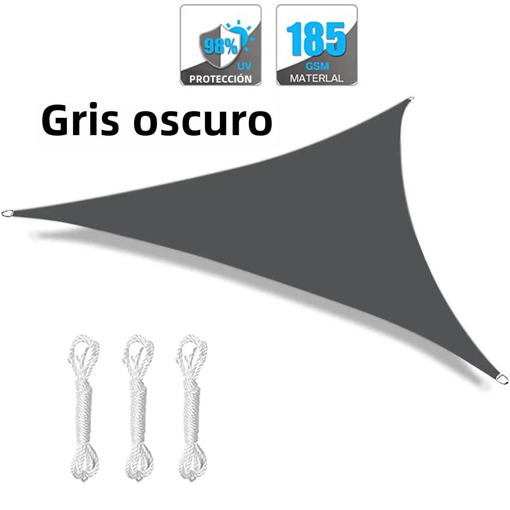 Portable Triangular Sun Shade Sail with UV Protection, Waterproof ...