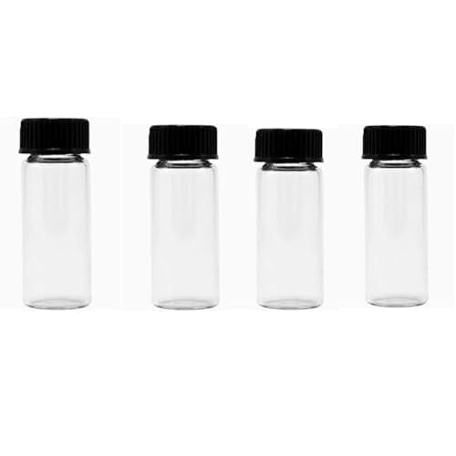 Portable Turbidimeter Glass Vials 4Pcs Glass Storage Bottle with No ...
