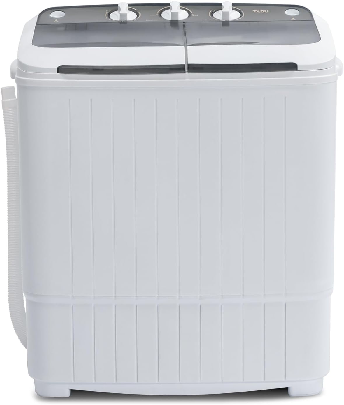 Portable Twin Tub 16.5lbs Mini Washing Machine,Compact Semi-automatic ...