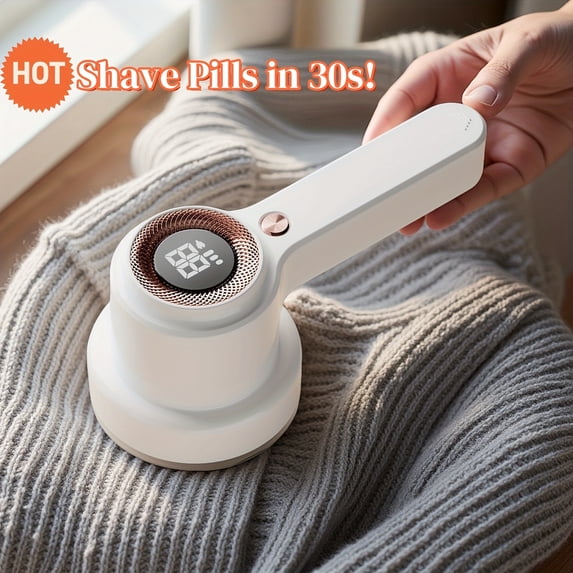 Portable Two-in-One Hair Remover with LED Display, Rechargeable ...