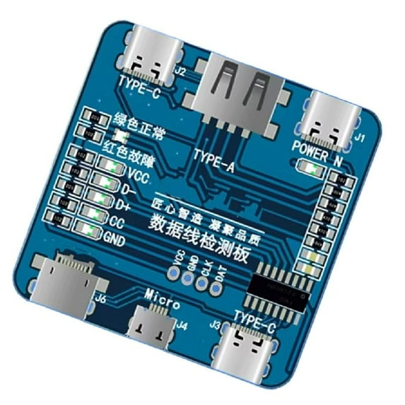 Portable Type C Fast Charging Cable Diagnostic Tool With Voltages ...