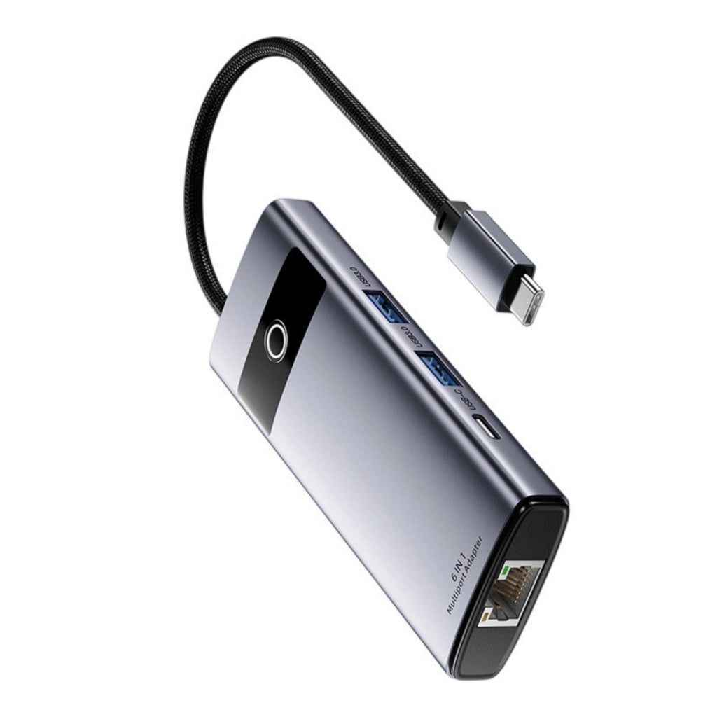 Portable Type C Hubs 4K HDTV PD100W USB3.0 SDTF Slots and Ethernet Port ...