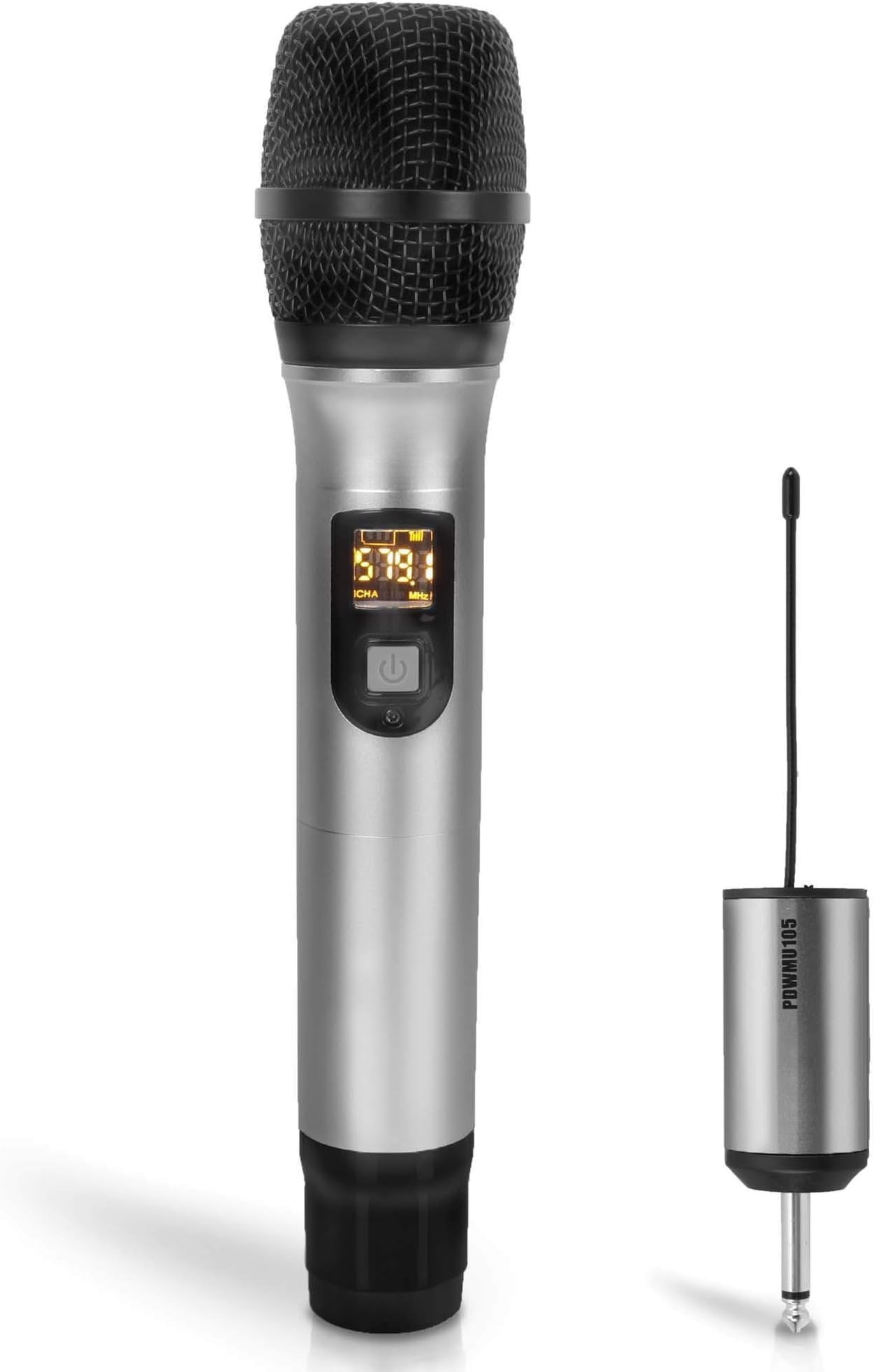 Portable UHF Microphone System - Professional Operated Handheld Dynamic ...