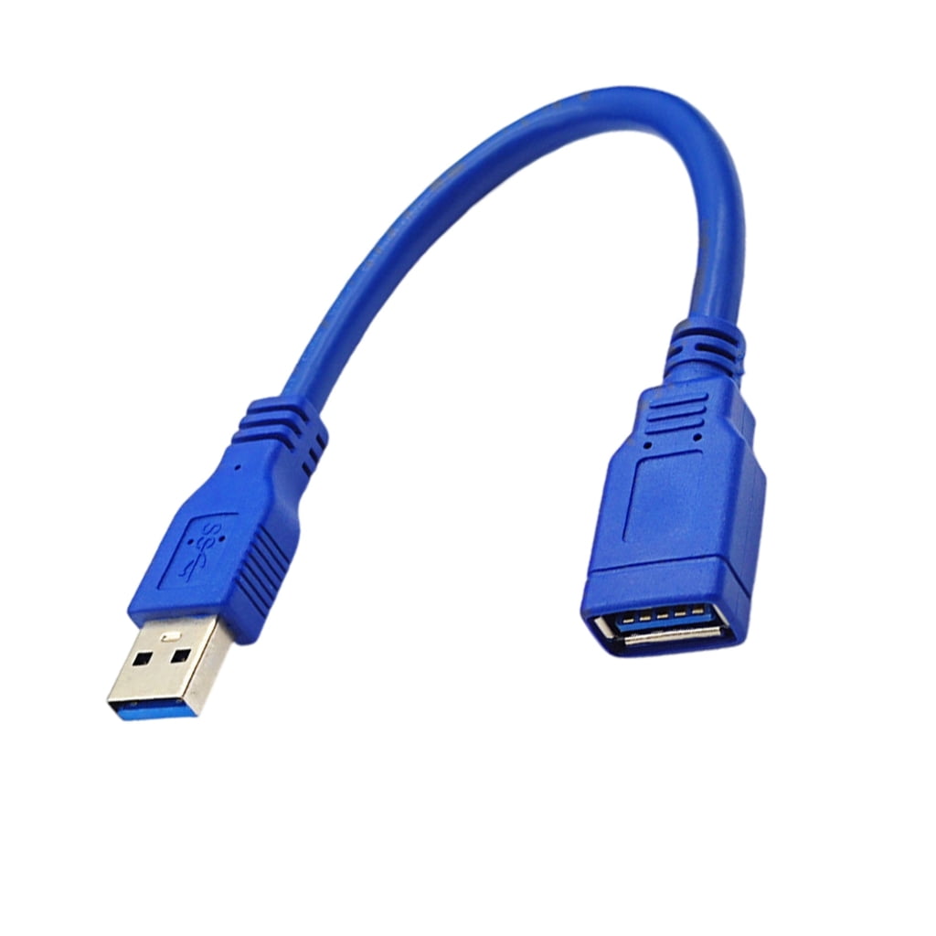 Portable USB 3.0 Extender Cable 5Gbps Male to Female Adapter Cord Wire ...