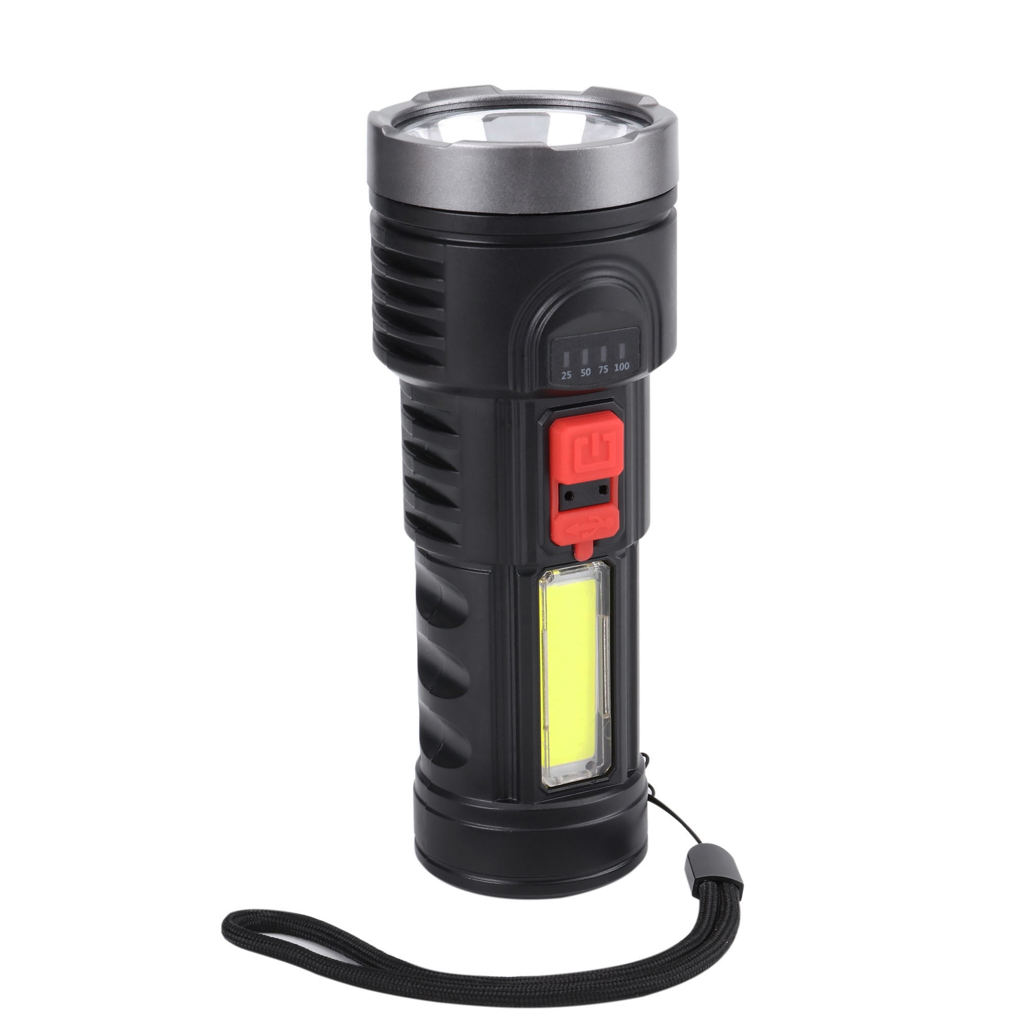Portable USB&Battery Powered Powerful Led Flashlight Bright Small ...
