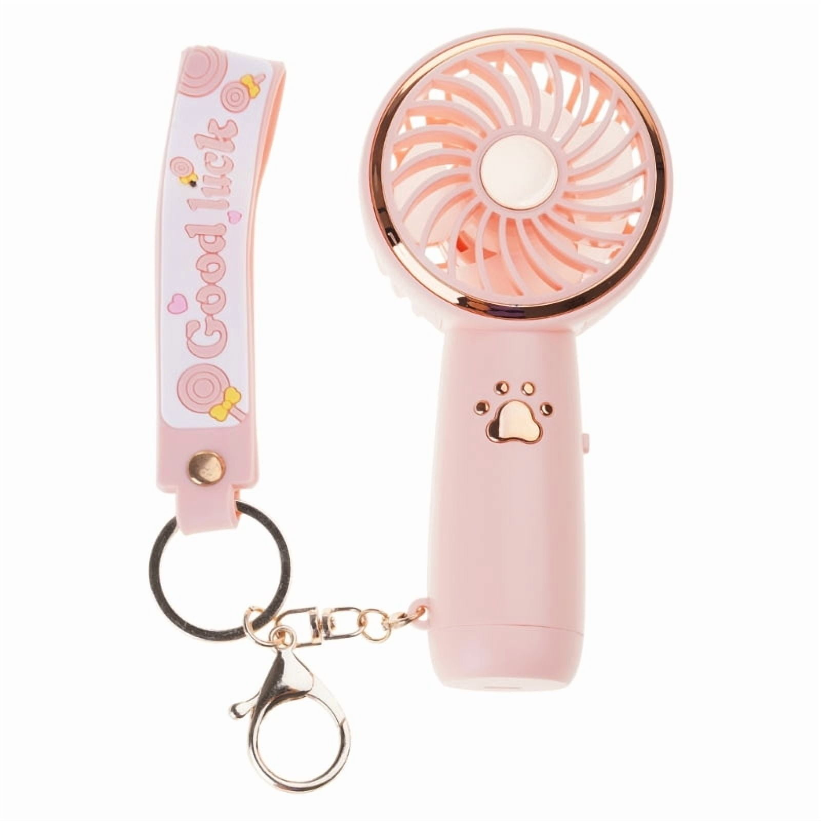 Portable USB Chargeable Mini Fan Handheld Fans With LED Outdoor ...