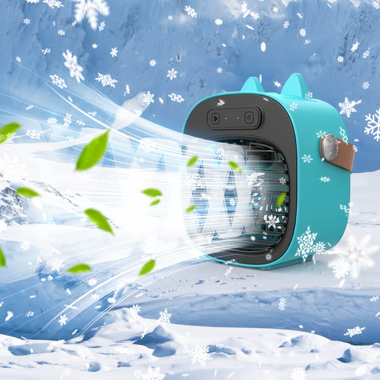 Portable USB Charging Mist Fan with Adjustable Speeds, Battery Operated ...