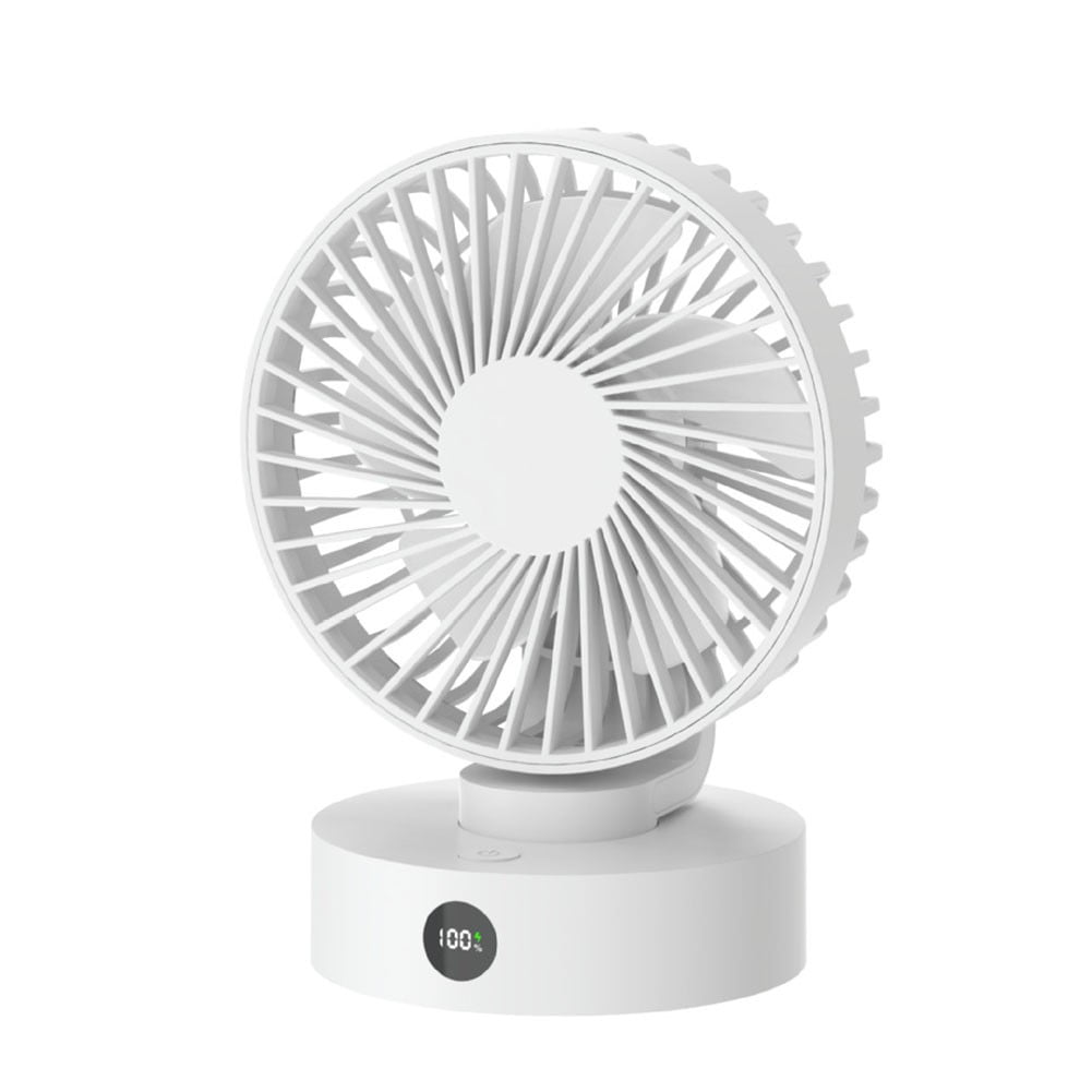 Portable USB Desk Fan with Radio, Adjustable Speed Settings, Quiet ...