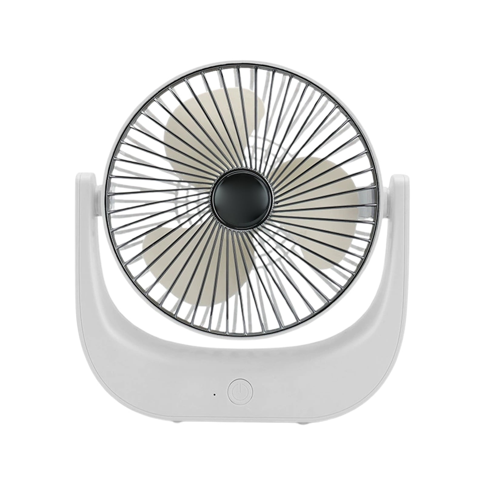 Portable USB Desk Fan with Rechargeable Battery Three Speed Settings ...