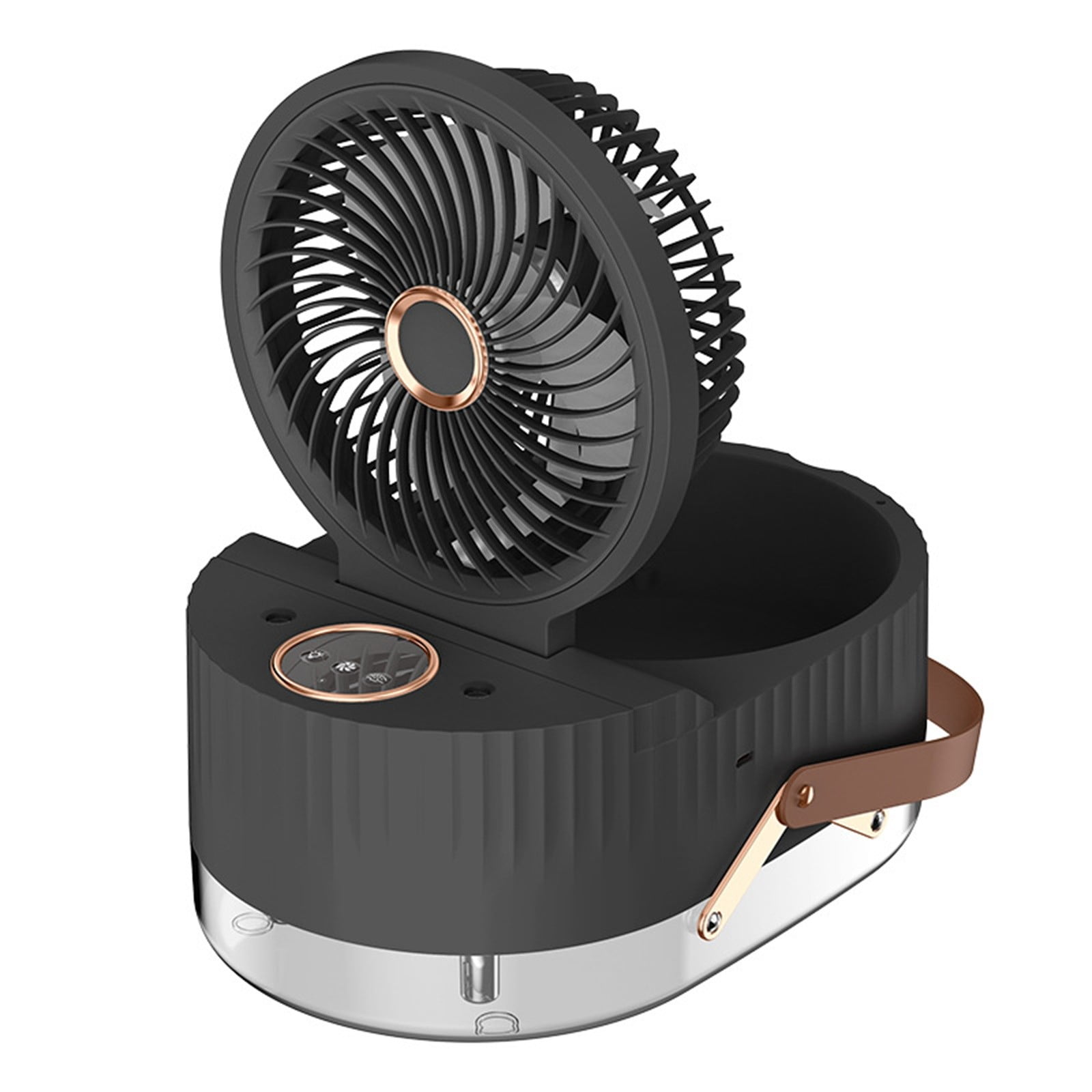 Portable USB Desktop Fan With Mist Humidifier and Foldable Design for ...