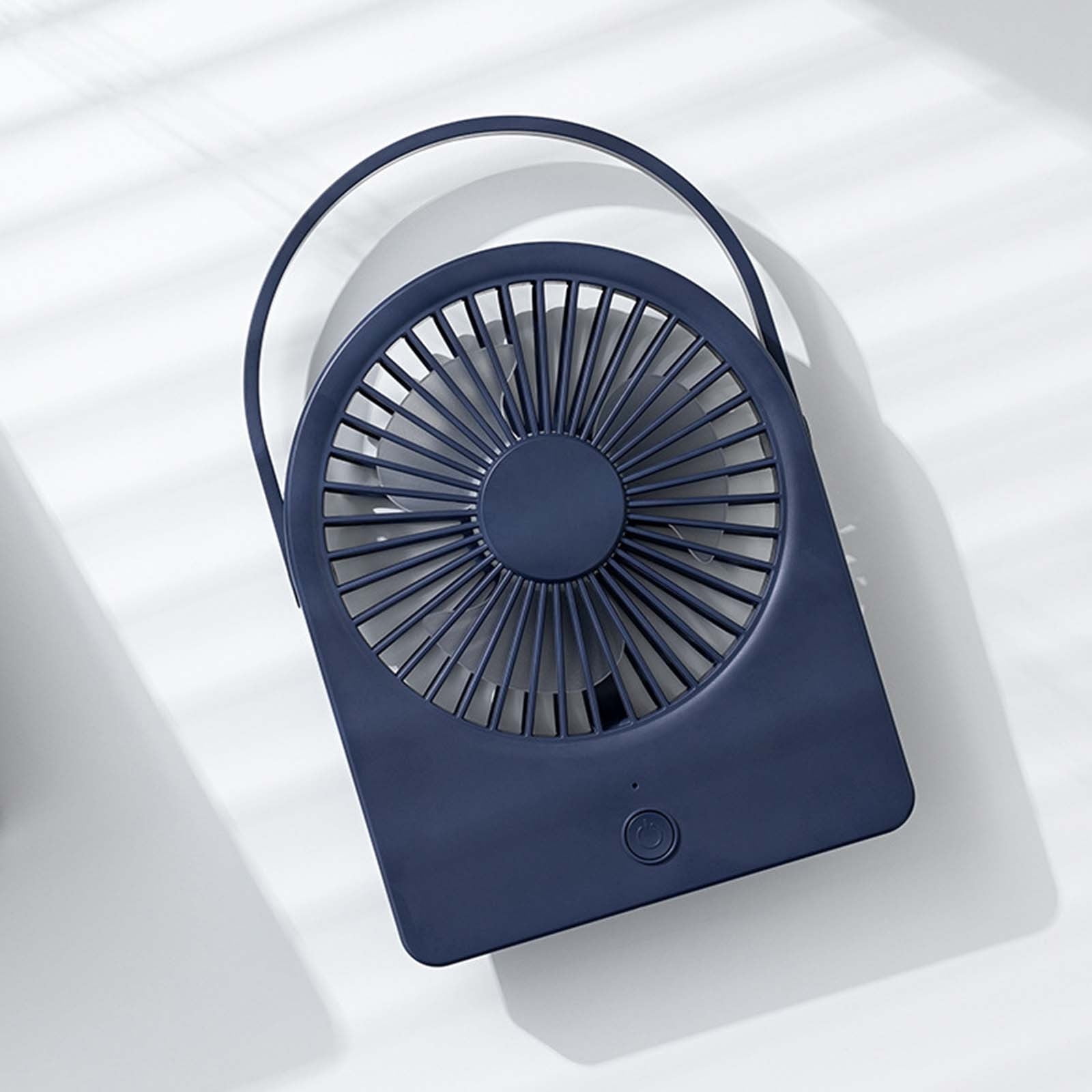 Portable USB Desktop Mini Fan with Quiet Operation,Rechargeable and ...