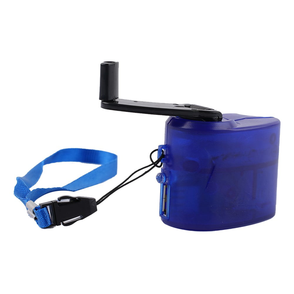 Portable USB Hand Crank Charger for Mobile Devices - Backup Power ...