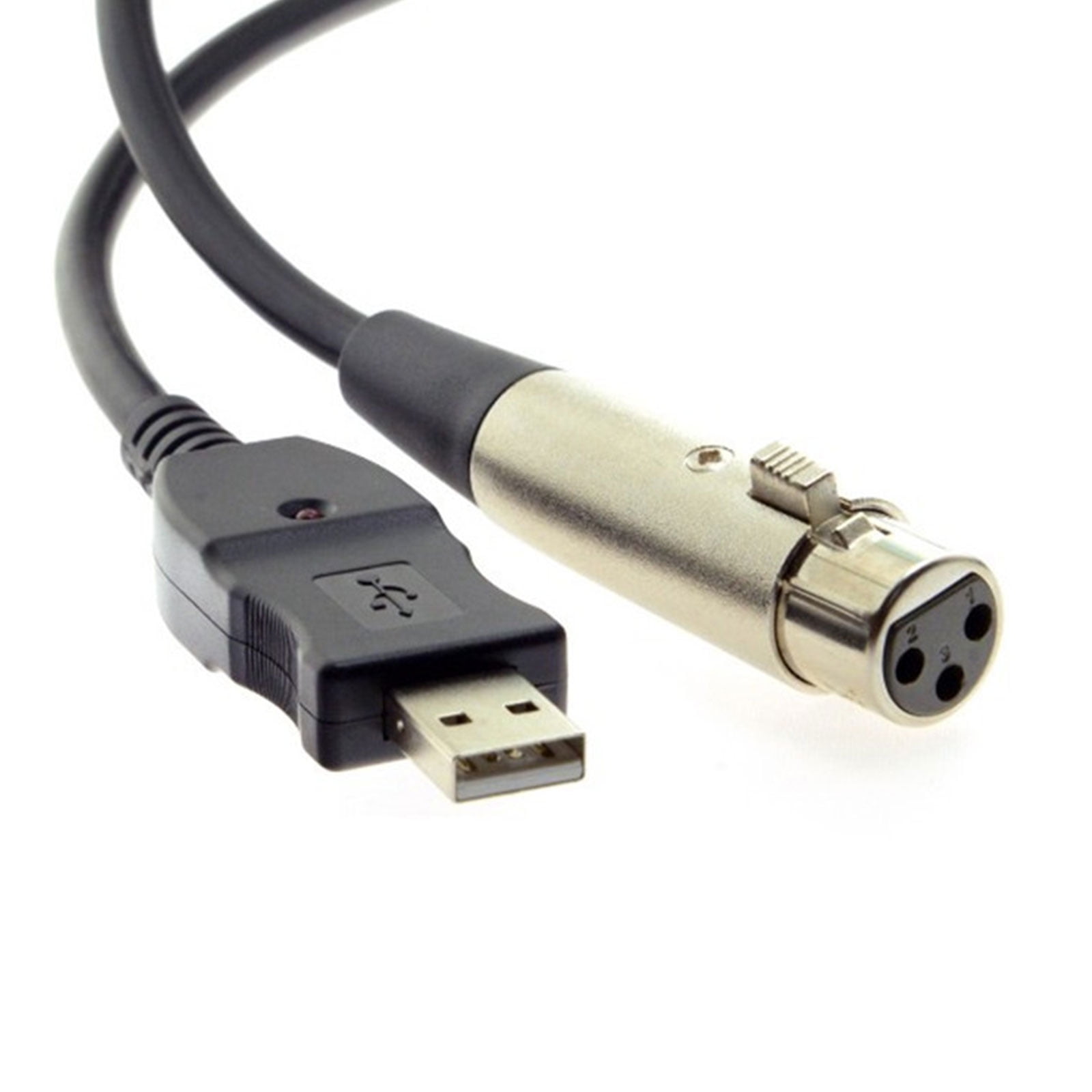 Portable USB Male to 3Pin Female Sound Cable Adapter Line for Easy ...