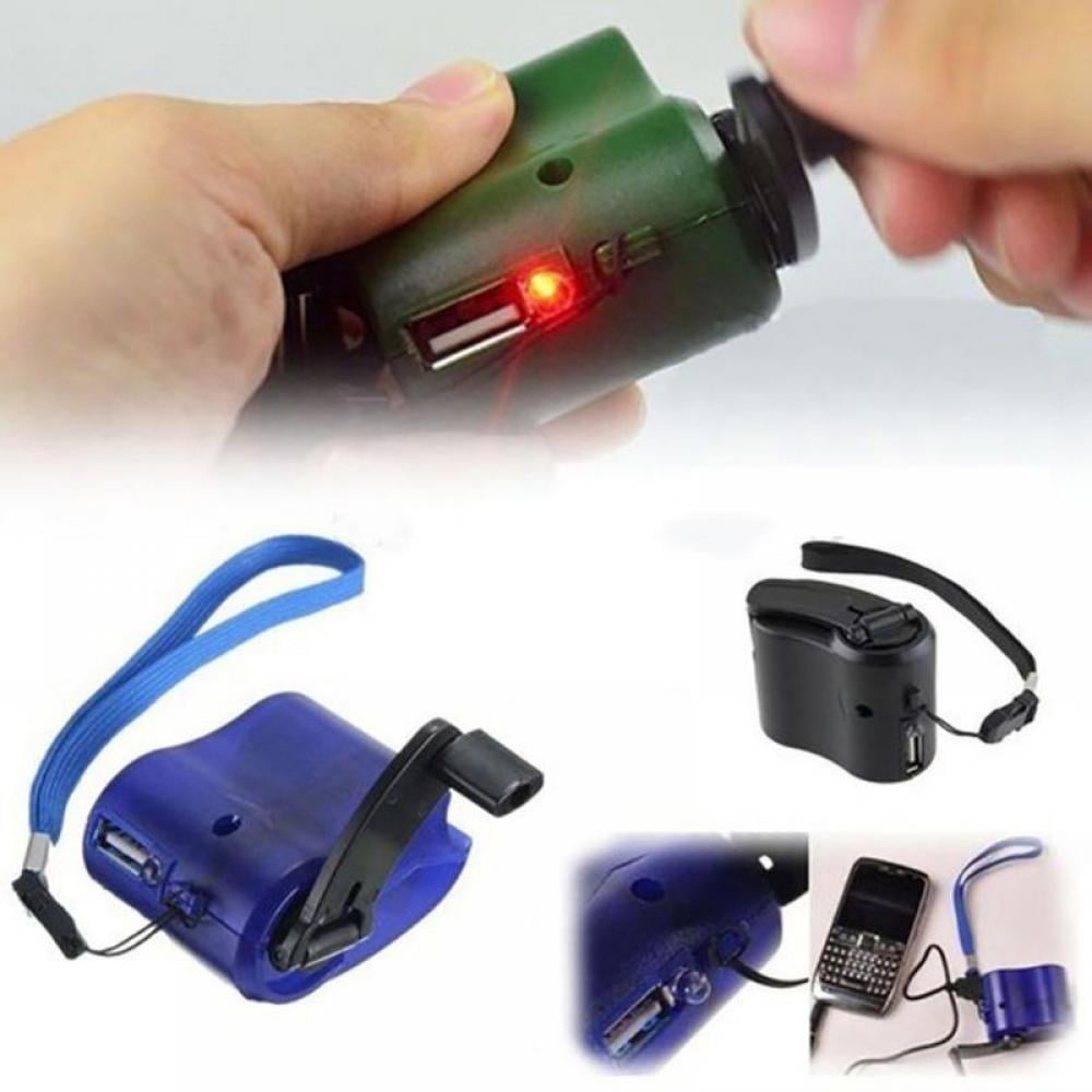 Portable USB Manual Charger Emergency Hand Crank Mobile Phone Generator ...
