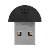 Portable USB Mini Studio Speech Microphone Recording Audio MIC Adapter ...