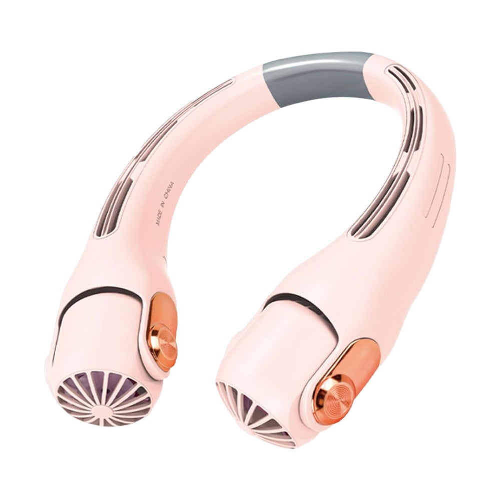 Portable USB Rechargeable Bladeless Neck Fan Adjustable Wind Speed for ...