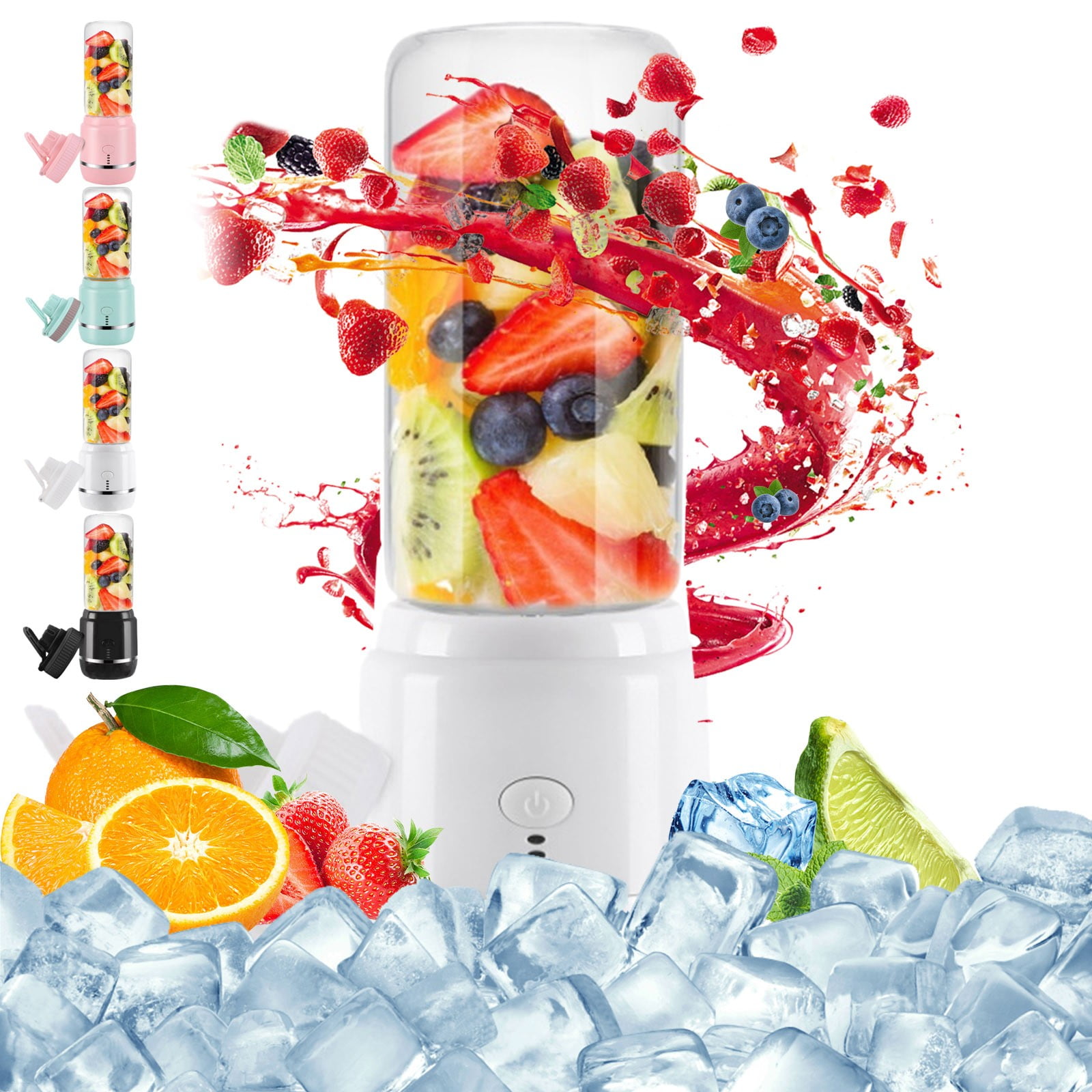 Portable USB Rechargeable Blender | 400ml High-Speed Juicer Cup with ...