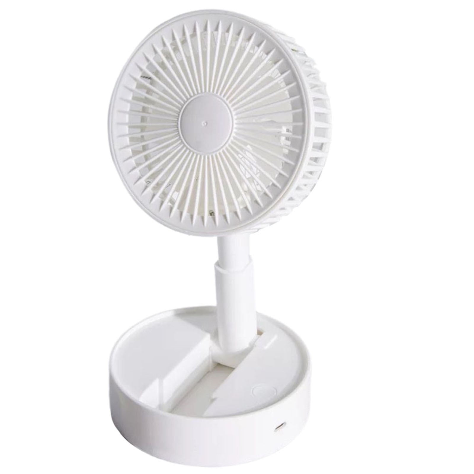 Portable USB Rechargeable Fan Foldable Pedestal Stand Floor Adjustable ...