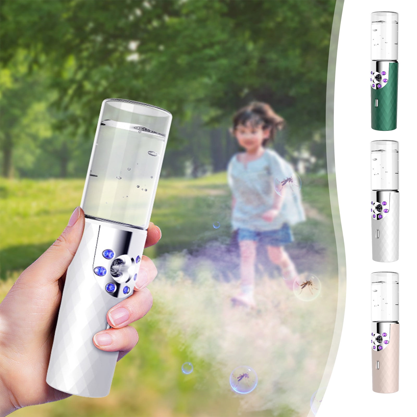 Portable USB Rechargeable Mosquito Repellent Spray Stick - Green 60ml ...