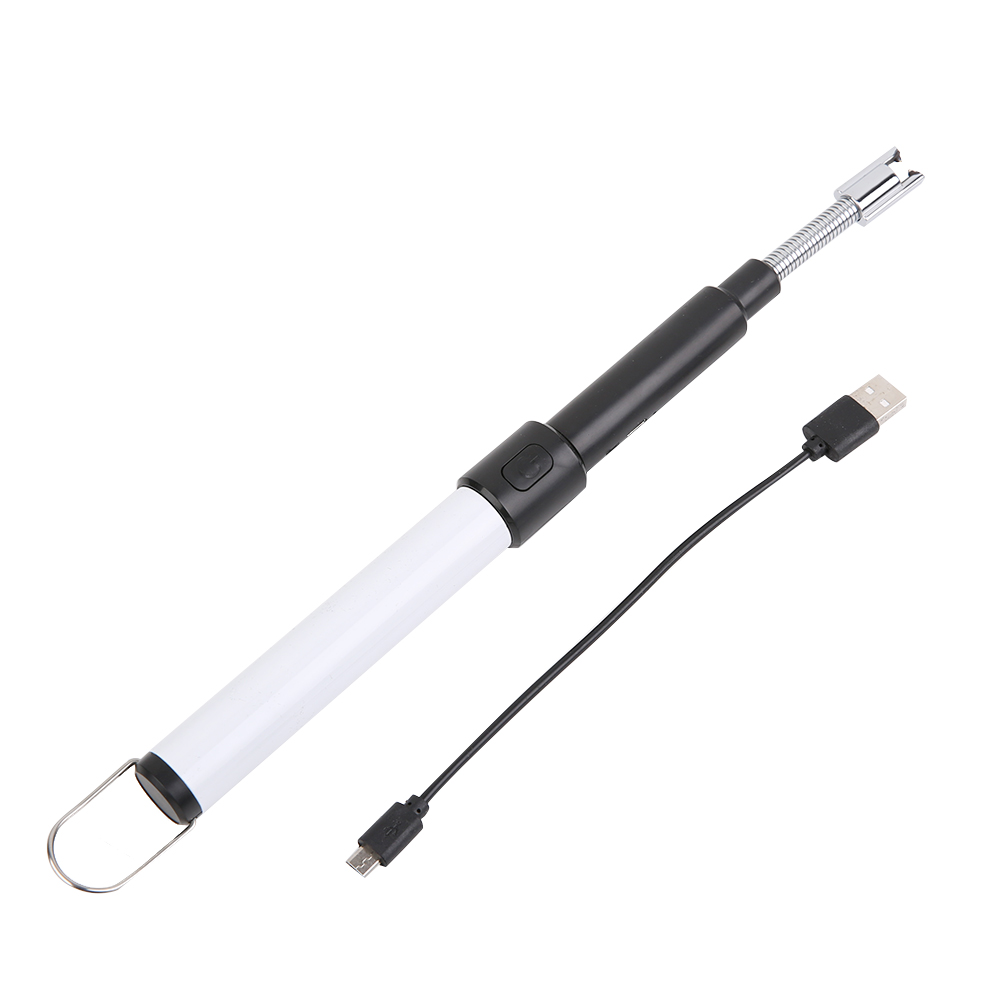 Portable USB Rechargeable Telescopic Electric Arc Flameless Cigarette ...
