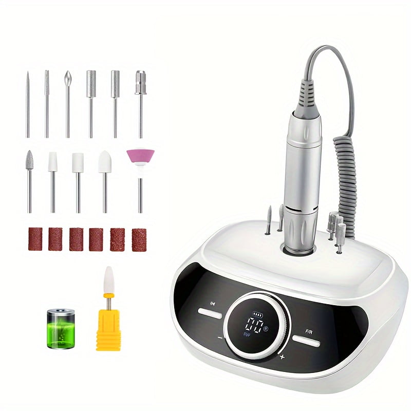 Portable USB Rejected Nail Drill, Including 11 Drill Bits, Suitable For ...