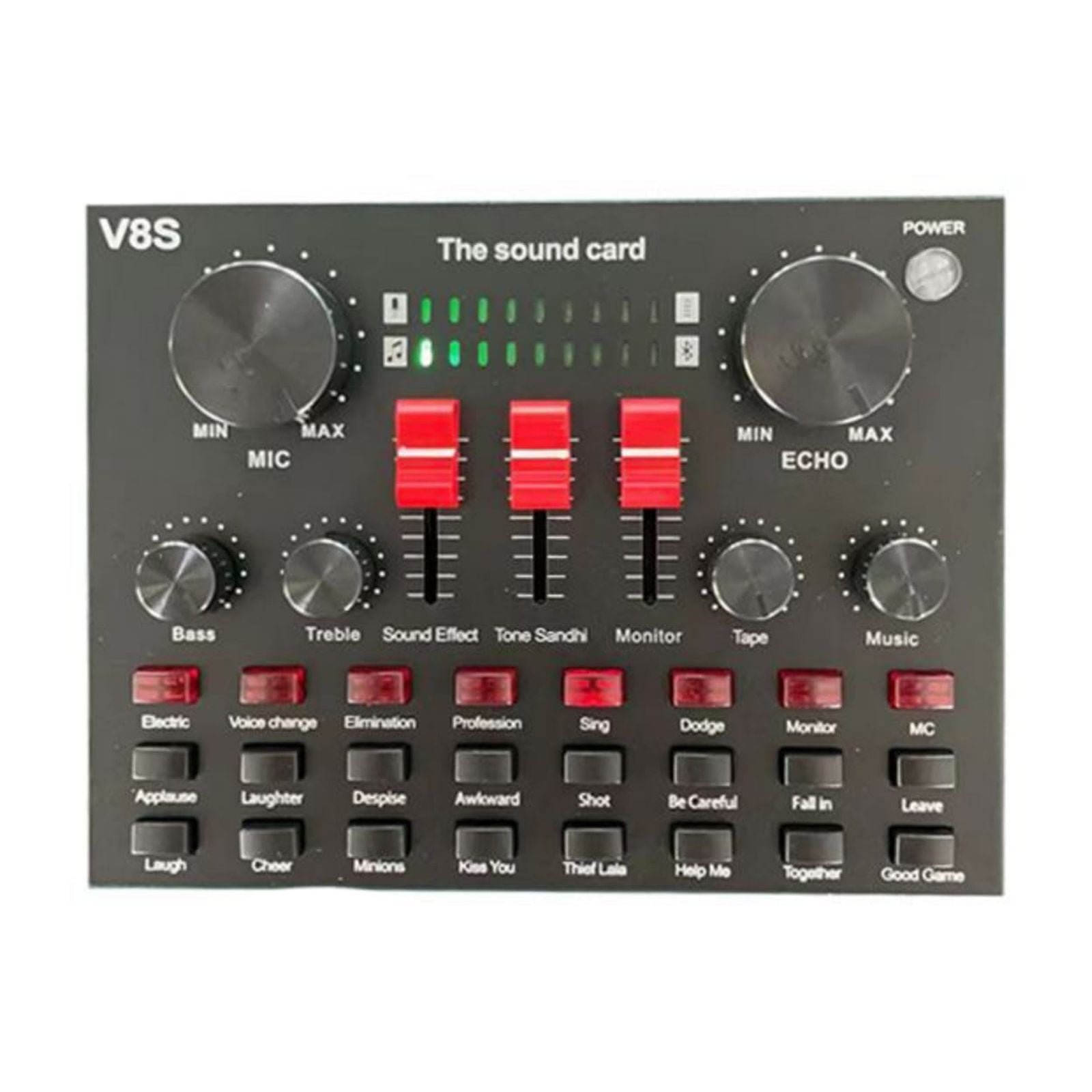 Portable USB Sound Card Featuring Real Time Monitoring Multiple Input ...
