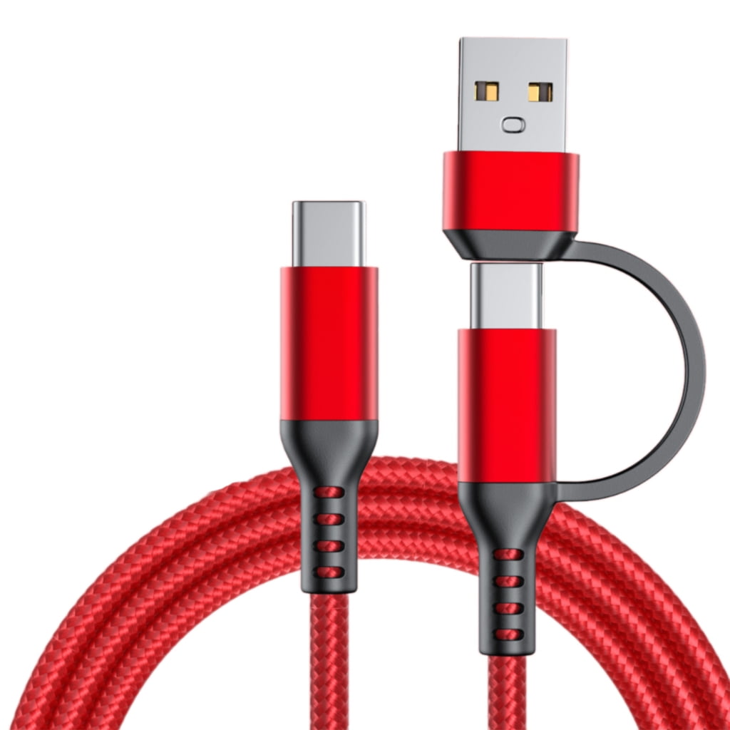 Portable USB/Type C Male to Type C Male Connectors Cord Connection ...