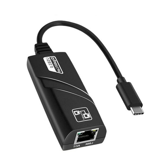 Portable USB Type C to RJ45 Ethernet Converters 100/1000Mbps for Travel ...