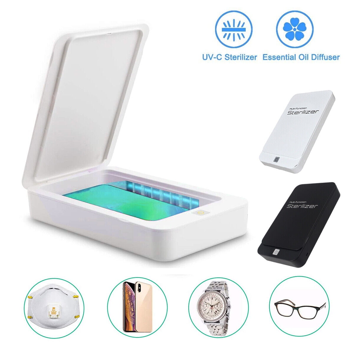 Portable Electronic USB UV Cell Phone Sanitizer, Jewelry & Keys Cleaner ...