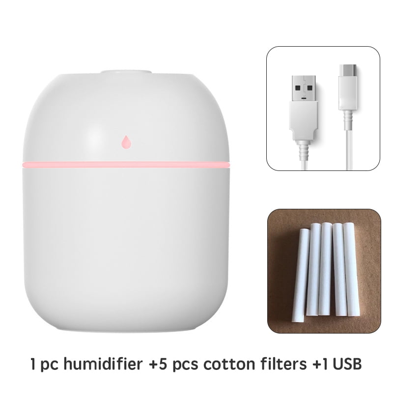 Portable USB Ultrasonic Air Mini Humidifier Essential Oil Diffuser Car ...