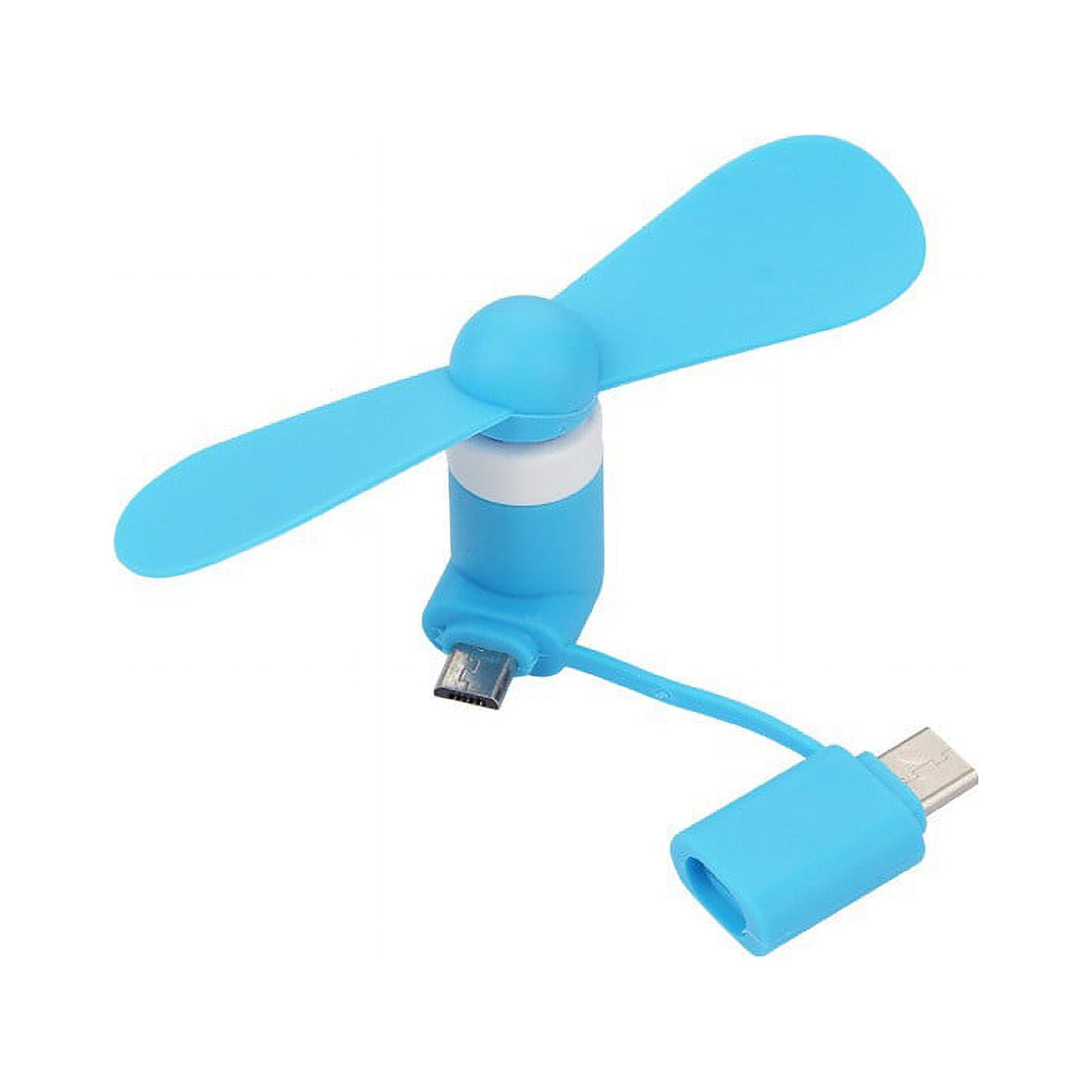 Portable USB and Type C Powered Fan for Tablets Smartphones Android ...