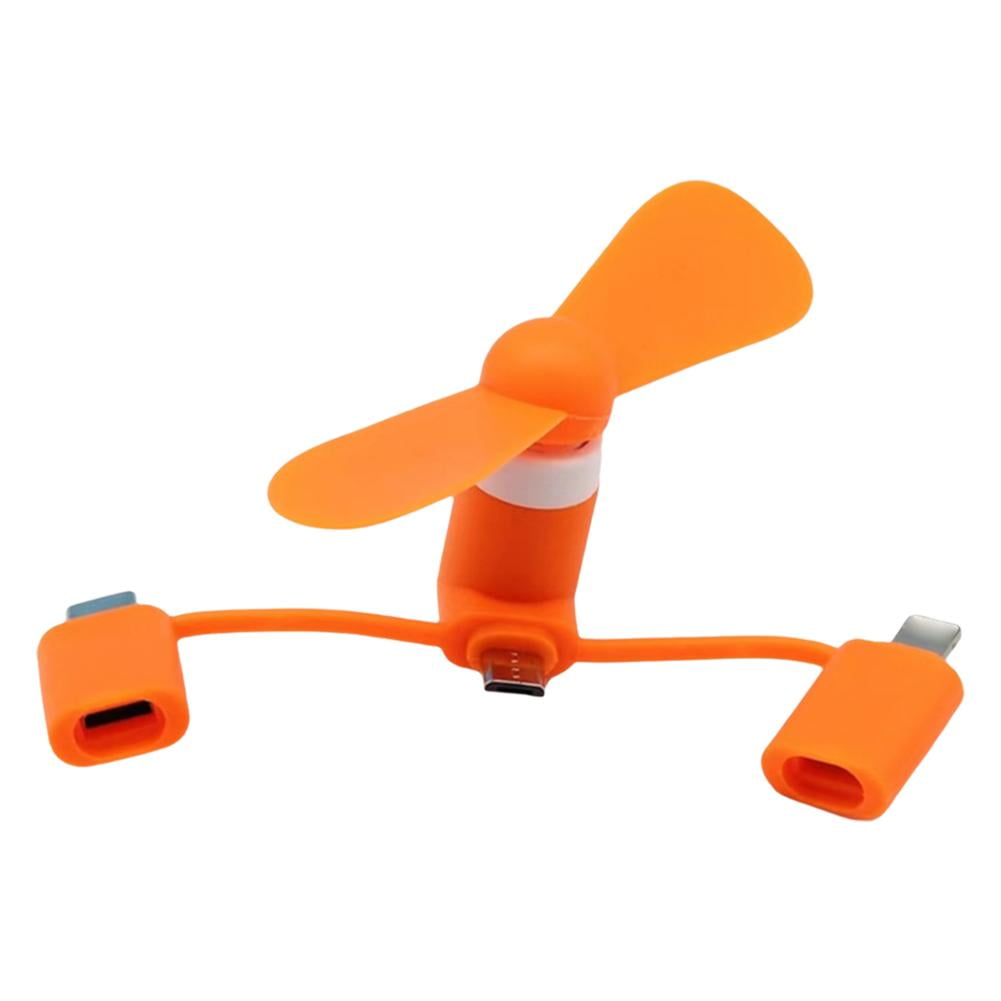 Portable USB fan Mobile one Fan Cooler Cooling For Type-C USB. Micro U6 ...