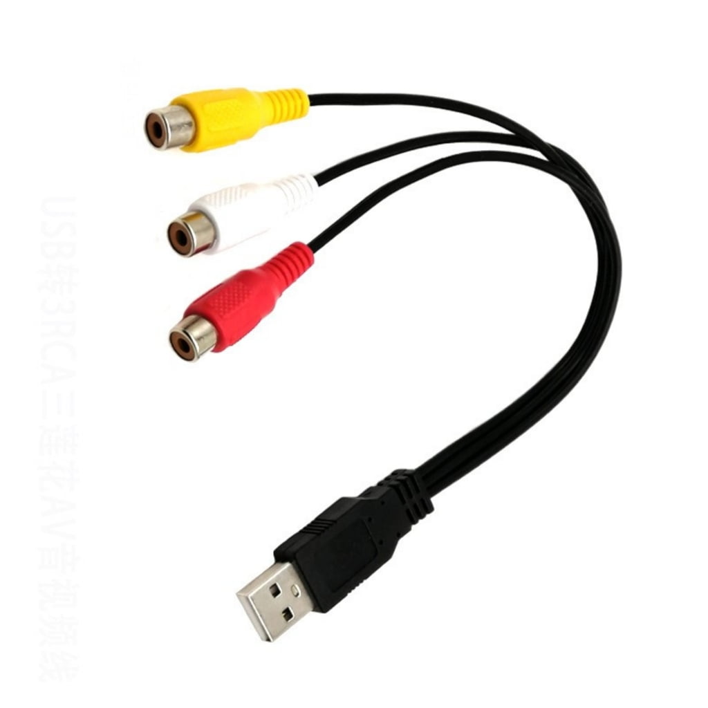 Portable USB to Tenon End Female Cable Wire for Connecting Player to ...