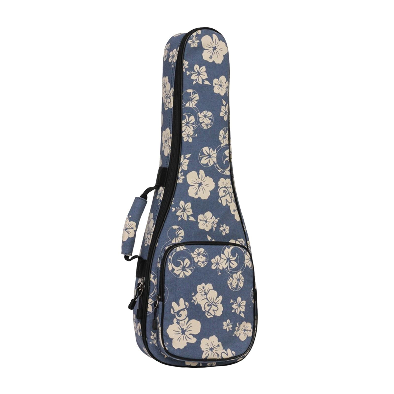 Portable Ukulele Bag ,Adjustable Straps with Pouch, Storage Case ,Nylon ...