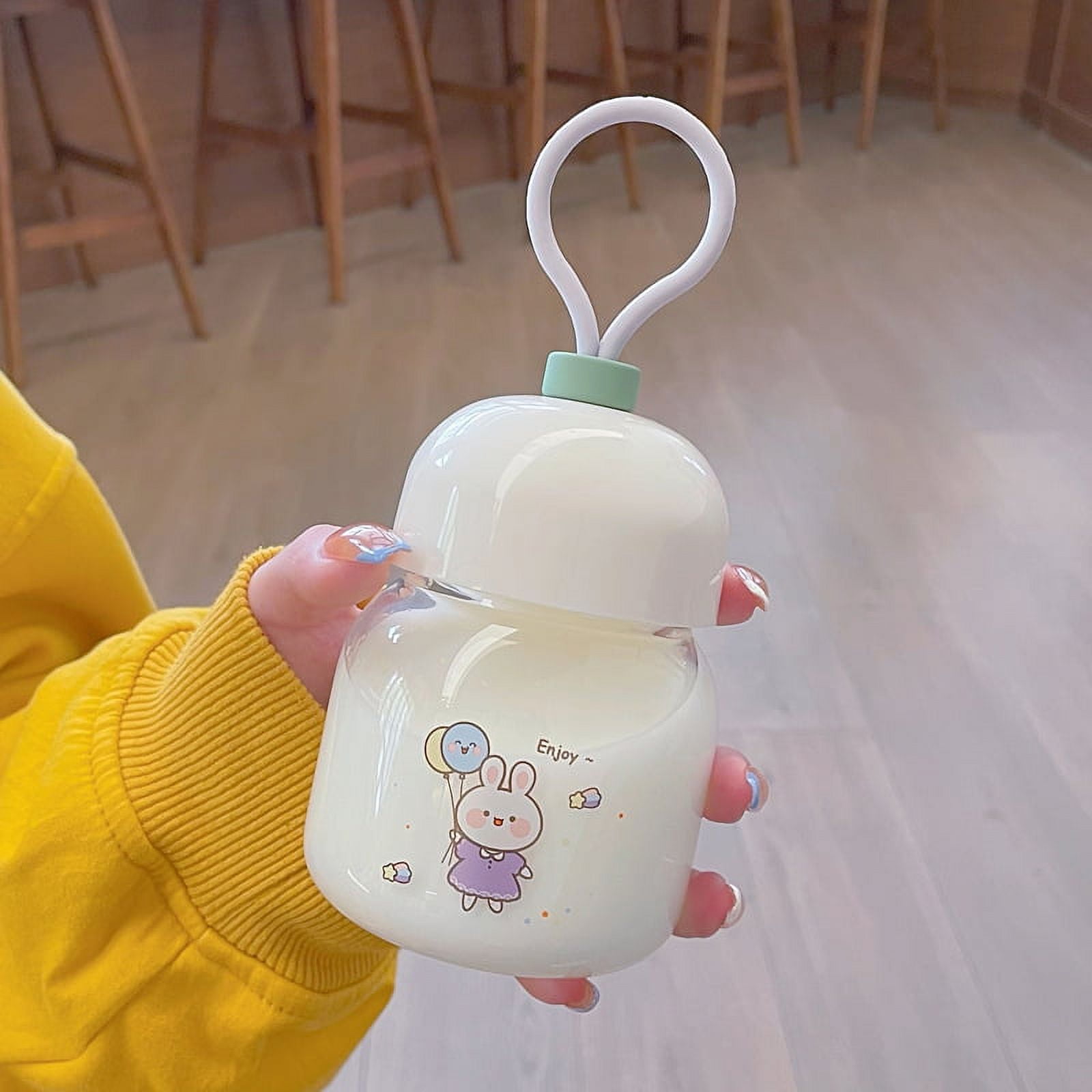 Portable Ultra Light Mini Glass Cup 6.8OZ/200ml Schoolgirl Cute Small ...