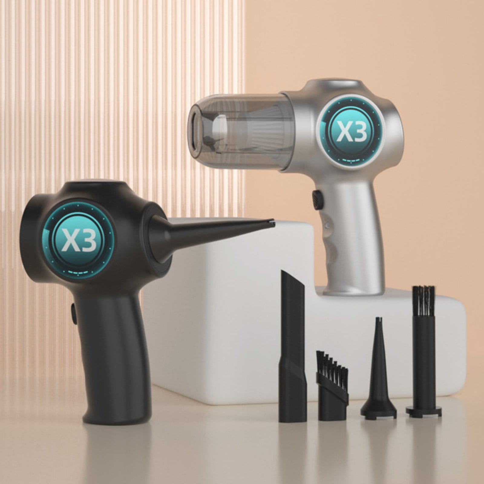 Portable Ultra-Powerful High-Capacity Battery Multi-Function Car Vacuum ...