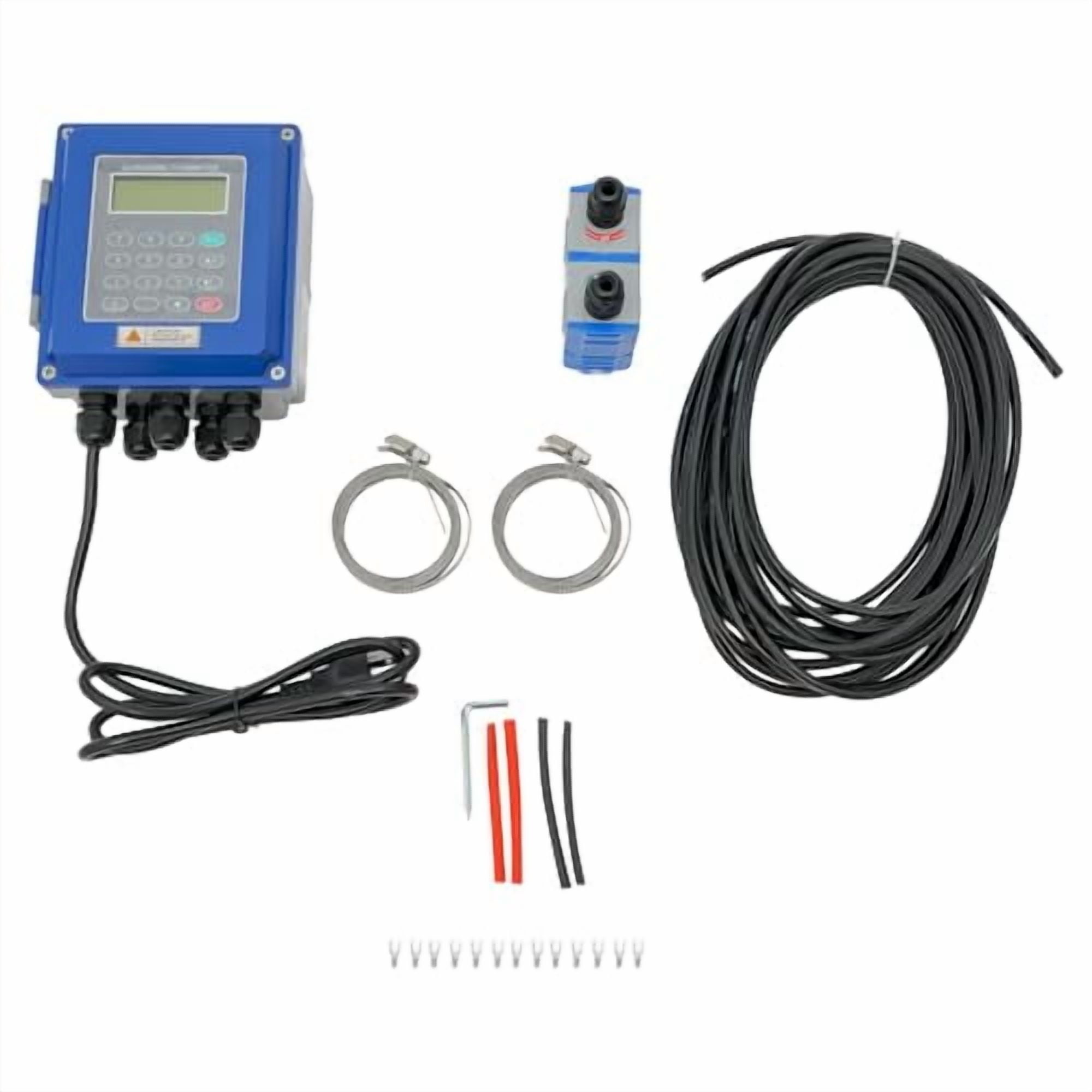 Portable Ultrasonic Flow Meter, TUF-2000B Digital Wall Mounted ...