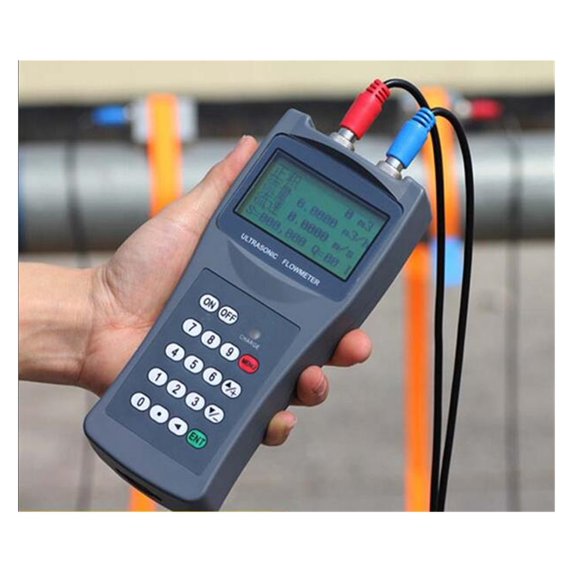 Portable Ultrasonic Flowmeter Water Digital Flow Meter Sensor Counter ...