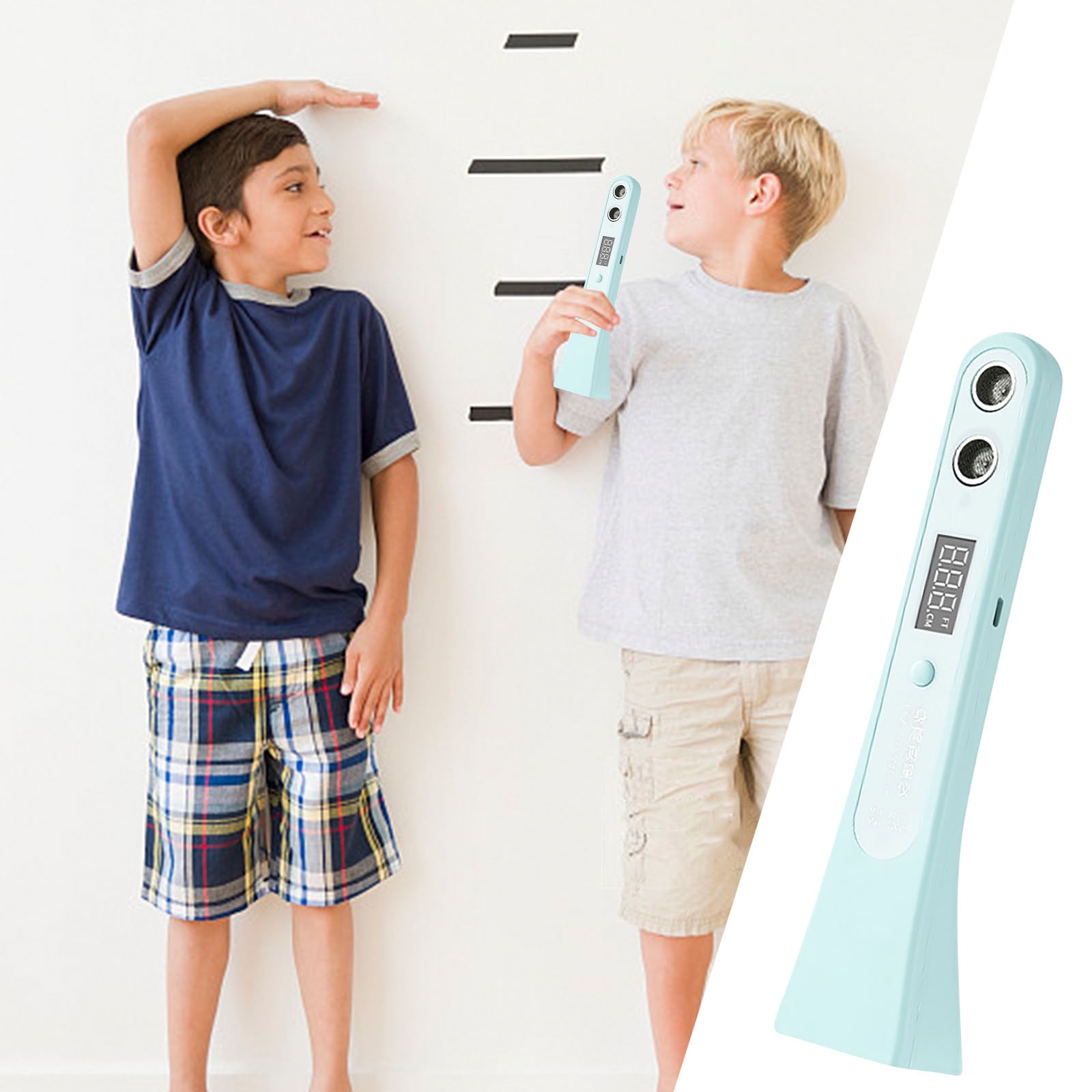Portable Ultrasound Body Height Stadiometer - Handheld Cordless Height ...