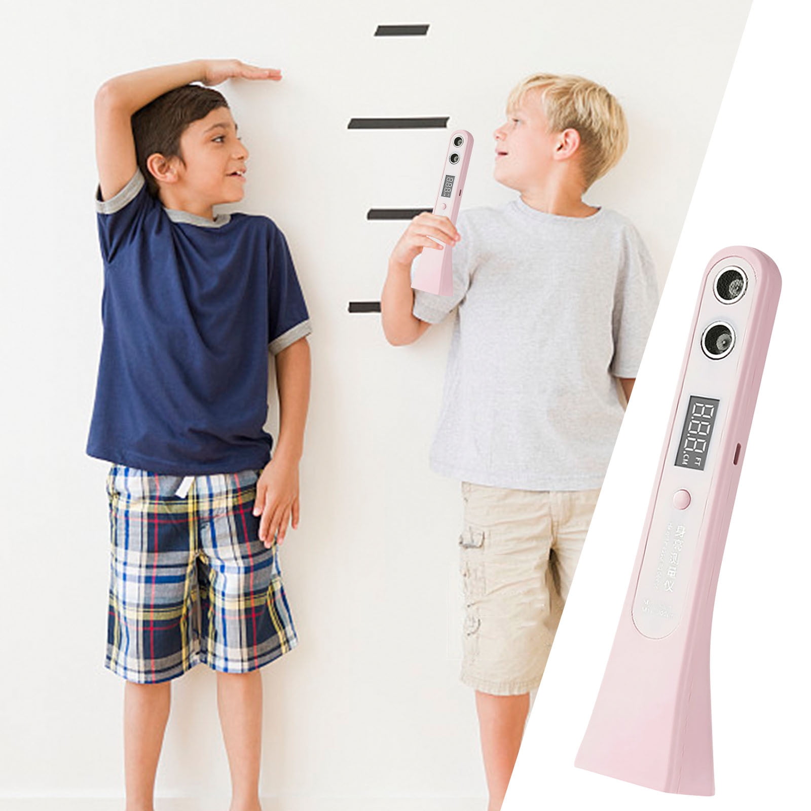 Portable Ultrasound Body Height Stadiometer - Handheld Cordless Height ...