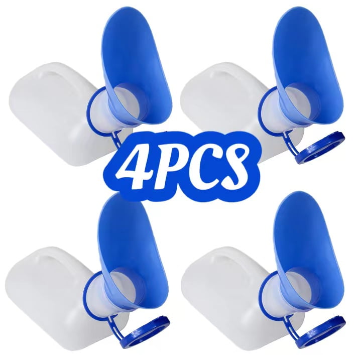 Portable Unisex Urinal Bottle,4PCS Urinal Travel Toilet Urinal Bottles ...