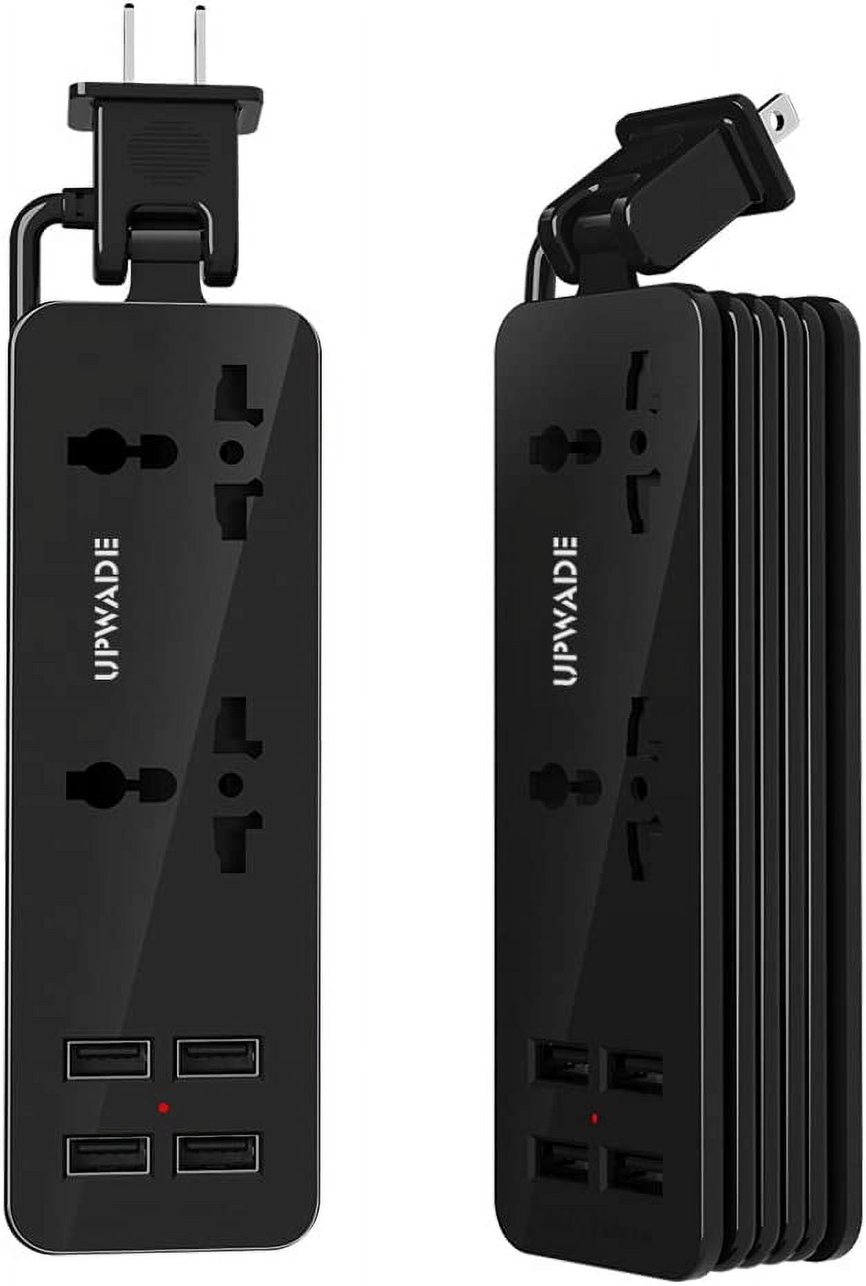 Portable Universal 100V-240V 2 Outlets Surge Protector Travel Power ...